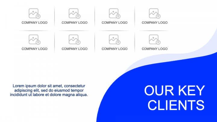 Key Clients PowerPoint and Google Slides Template - PPT Slides