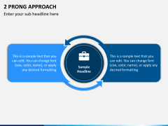 2 Prong Approach PowerPoint Template - PPT Slides