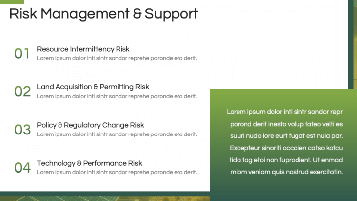 Renewable Energy Project Proposal PowerPoint and Google Slides Template ...