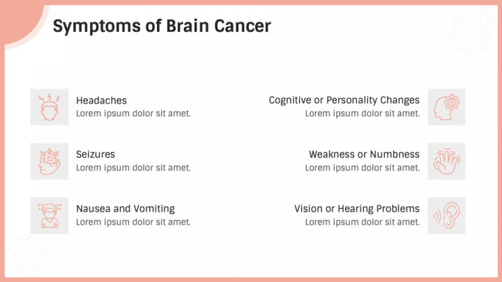 Brain Cancer PowerPoint and Google Slides Template - PPT Slides