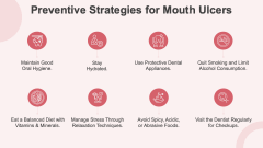Mouth Ulcer PowerPoint and Google Slides Template - PPT Slides