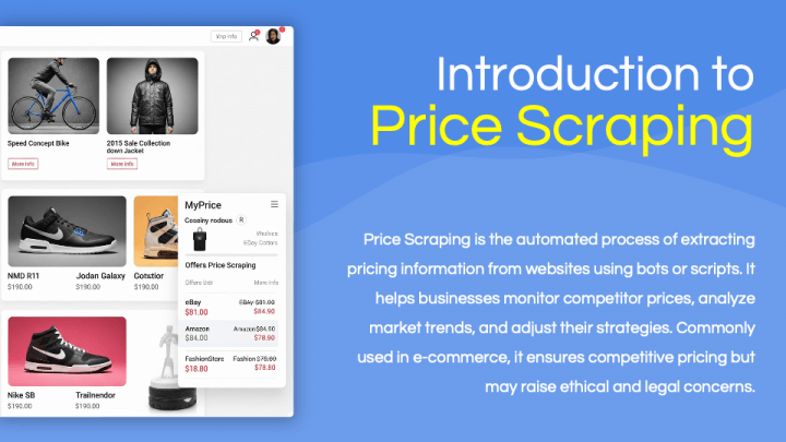 Price Scraping PowerPoint and Google Slides Template - PPT Slides