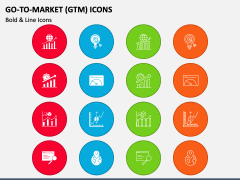 Go-To-Market (GTM) Icons for PowerPoint and Google Slides - PPT Slides