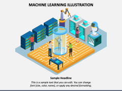 Machine Learning Illustration for PowerPoint and Google Slides - PPT Slides