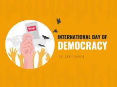 Free - International Day of Democracy PowerPoint Template and Google ...