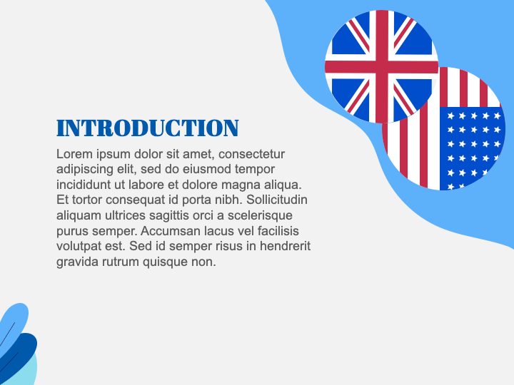Free - English Language Day PowerPoint Template and Google Slides Theme