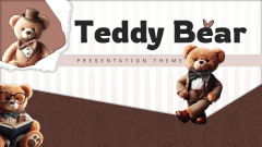 Free - Teddy Bear Presentation Theme for PowerPoint and Google Slides ...