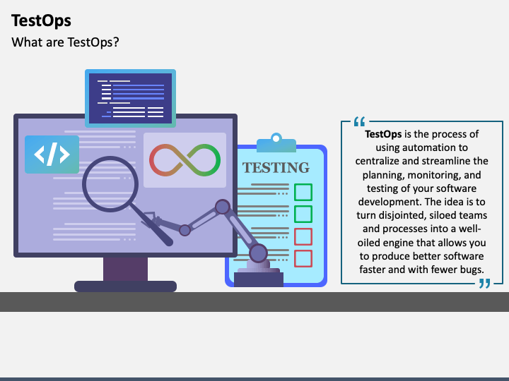 TestOps PowerPoint and Google Slides Template - PPT Slides