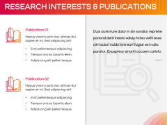 College Faculty Profile PowerPoint and Google Slides Template - PPT Slides