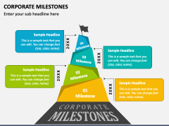 Corporate Milestones PowerPoint and Google Slides Template - PPT Slides