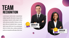 Team Recognition Slides for PowerPoint and Google Slides - PPT Slides