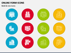 Online Form Icons for PowerPoint and Google Slides - PPT Slides