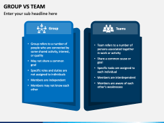 Group Vs Team PowerPoint and Google Slides Template - PPT Slides