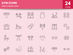 Gym Icons for PowerPoint and Google Slides