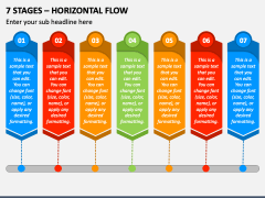 7 Stages - Horizontal Flow PowerPoint Presentation Slides - PPT Template