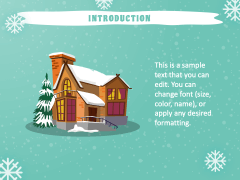 Free - Snow Presentation Theme for PowerPoint and Google Slides