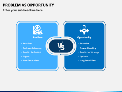 Problem Vs Opportunity PowerPoint and Google Slides Template - PPT Slides