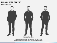 Person with Glasses for PowerPoint and Google Slides - PPT Slides
