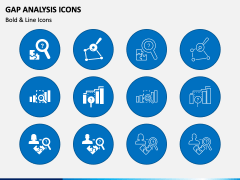 Gap Analysis Icons for PowerPoint and Google Slides - PPT Slides