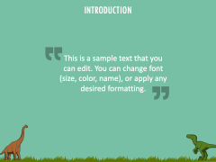 Free - Dinosaur Presentation Theme for PowerPoint and Google Slides