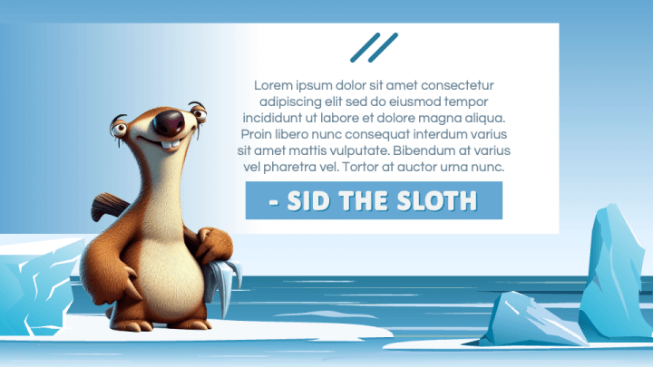 Free - Ice Age Presentation Theme for PowerPoint and Google Slides ...