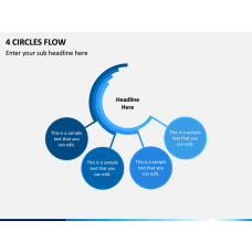 Free 4 Stage Circles PowerPoint Template - PPT Slides