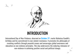 Free - International Day of Non-Violence PowerPoint Template and Google ...