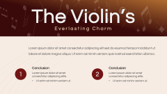 Free - Violin Theme for PowerPoint and Google Slides - PPT Slides