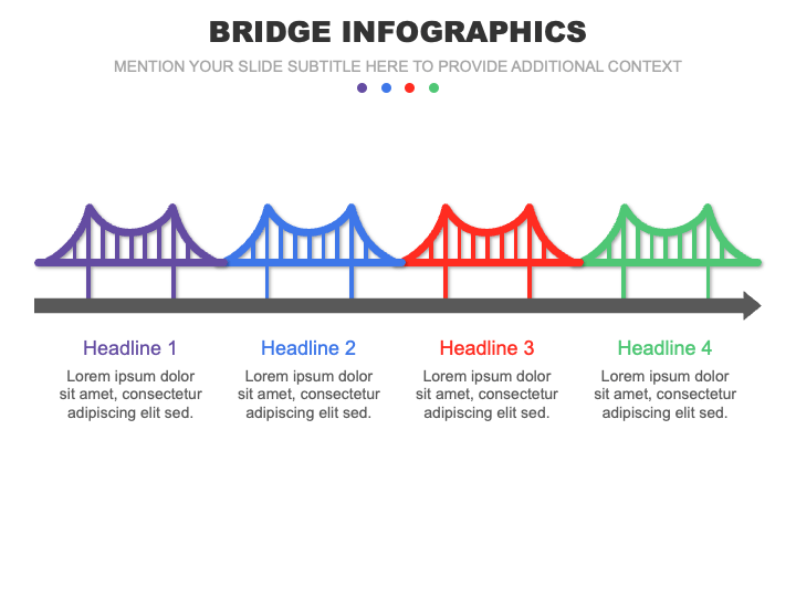 Bridge Infographics for PowerPoint and Google Slides