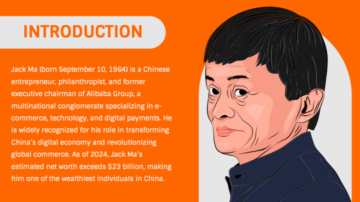 Free - Jack Ma Presentation for PowerPoint and Google Slides - PPT Slides