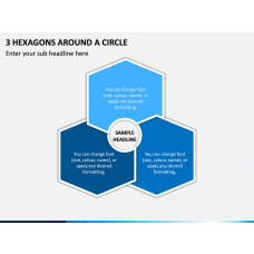 3 Shapes Around a Circle PowerPoint Template and Google Slides Theme