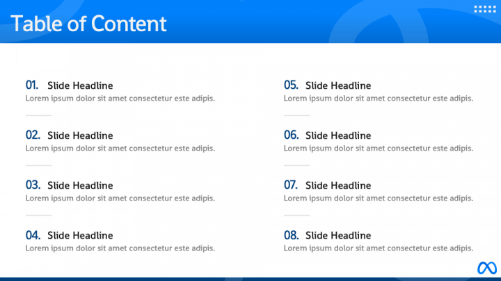 Free - Meta Case Study PowerPoint and Google Slides Template - PPT Slides
