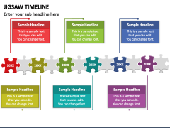Jigsaw Timeline PowerPoint and Google Slides Template - PPT Slides