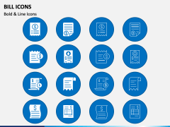 Bill Icons for PowerPoint and Google Slides - PPT Slides