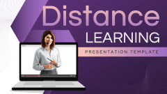 Free - Distance Learning PowerPoint and Google Slides Template - PPT Slides