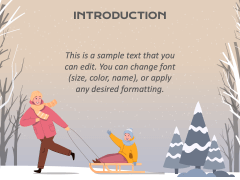 Free Winter Wonderland Presentation Theme for PowerPoint and Google Slides