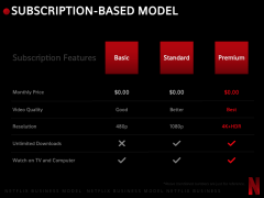 Netflix Business Model PowerPoint and Google Slides Template - PPT Slides