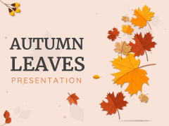 Free - Autumn Leaves Presentation Theme for PowerPoint and Google Slides