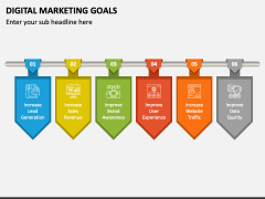 Digital Marketing Goals PowerPoint and Google Slides Template - PPT Slides