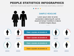 People Statistics Infographics for PowerPoint and Google Slides