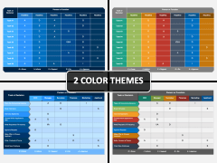 Authority Matrix PowerPoint and Google Slides Template - PPT Slides