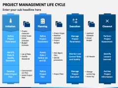 Project Management Lifecycle PowerPoint and Google Slides Template ...
