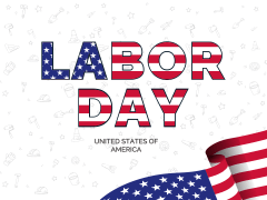 Free - Labor Day in US PowerPoint Template and Google Slides Theme