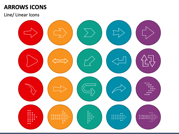 Arrows Icons for PowerPoint and Google Slides - PPT Slides