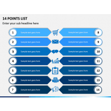Free Download - 10 Points List PPT Slide
