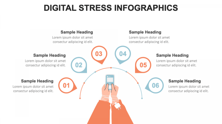 Free - Digital Stress Infographics for PowerPoint and Google Slides ...