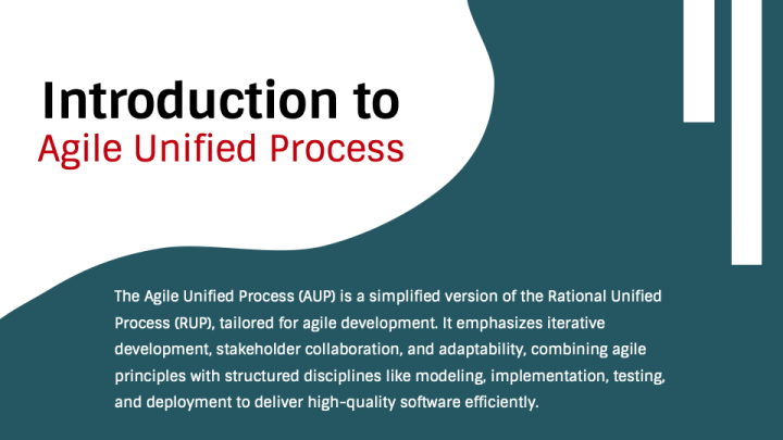 Agile Unified Process PowerPoint and Google Slides Template - PPT Slides