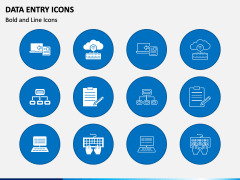 Data Entry Icons for PowerPoint and Google Slides - PPT Slides