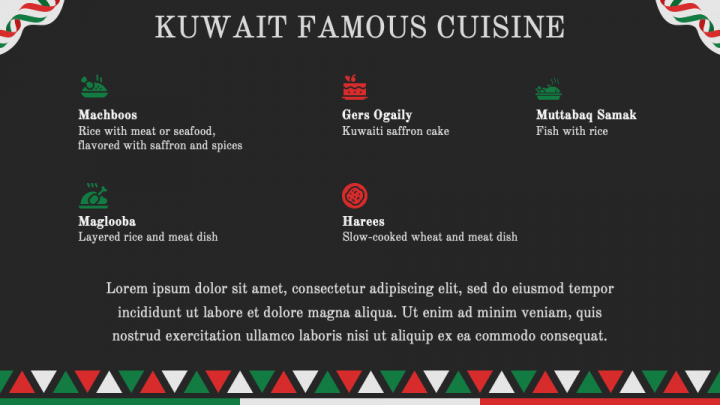 Free - Culture of Kuwait PowerPoint and Google Slides Template - PPT Slides