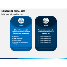 Urban Vs Rural PowerPoint Template and Google Slides Theme